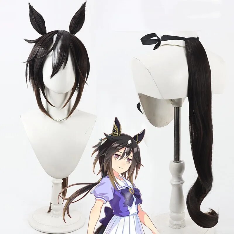 Косплей парик с ушками и хвостом, wig and ears tail