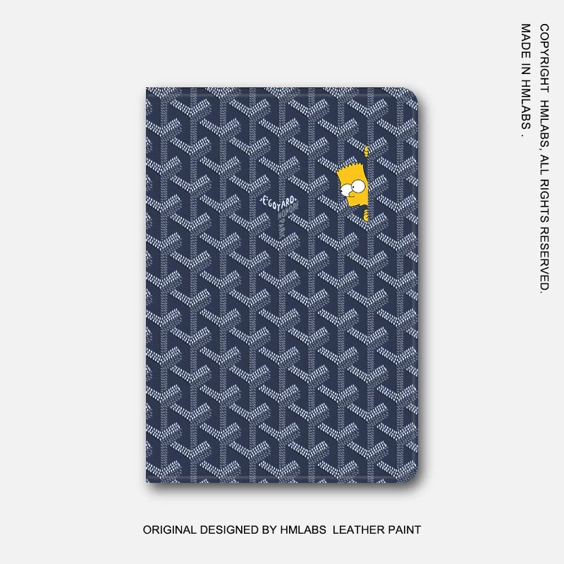 Серо-голубой книжный чехол с отсеком для ручки для iPad Mini 6 8.3 дюйма