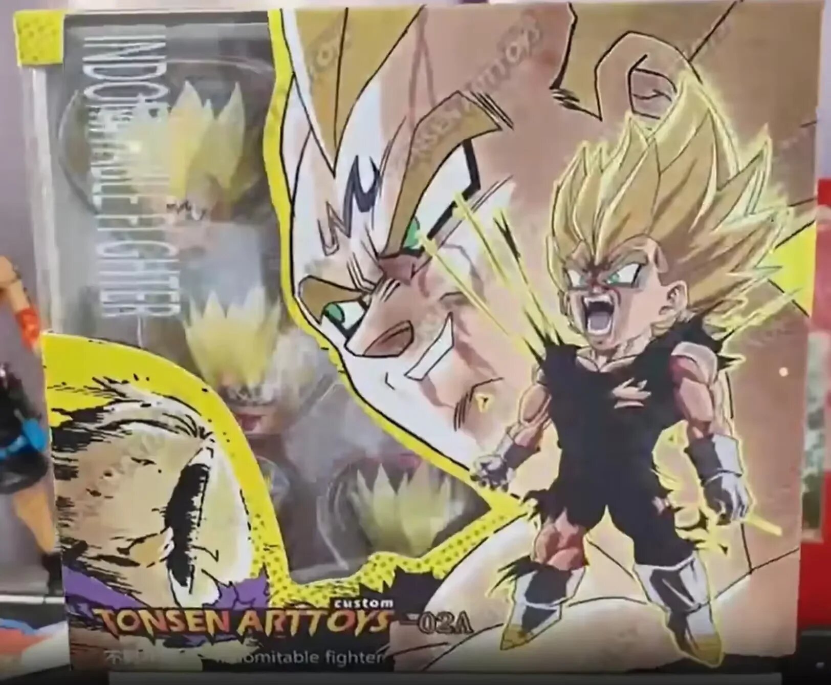 Bandai SH Figuarts SHF Dragon Ball Indomitable Fighter Majin Vegeta Heads