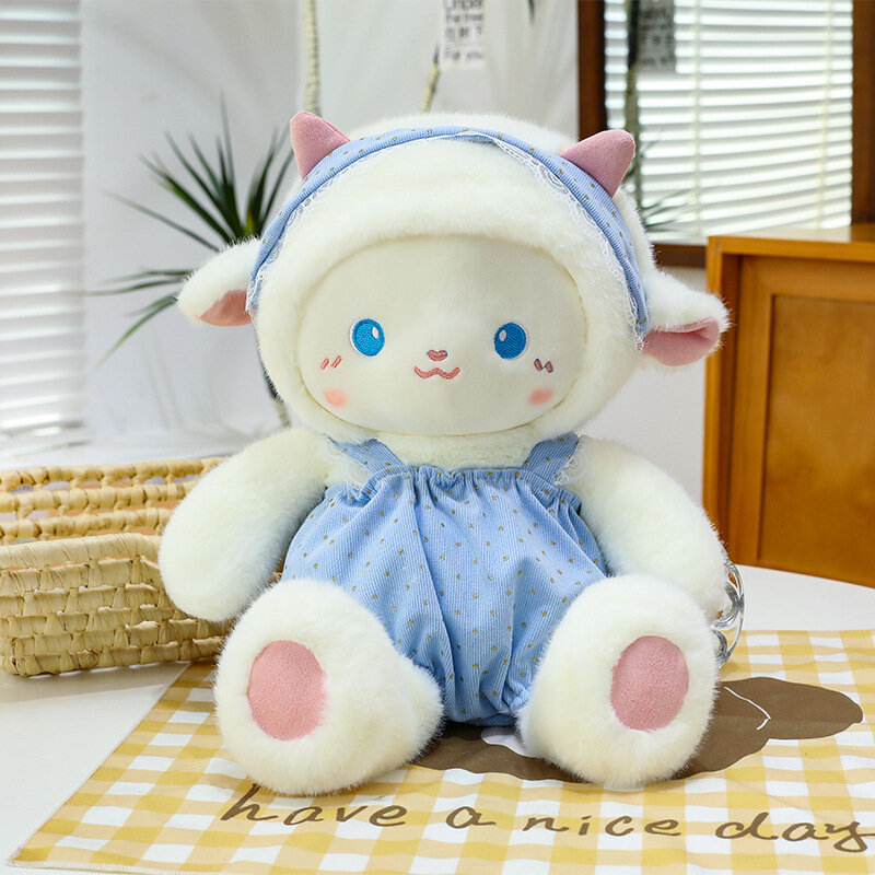 Плюшевая игрушка Star Lamb Doll Симпатичная кукла Lamb в подарок с ароматом, 35см, синий
