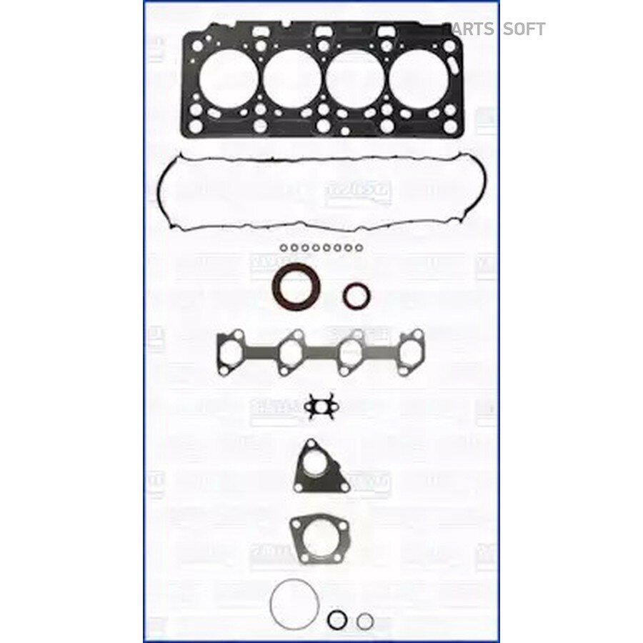 Прокладки ГБЦ комплект AJUSA 52279500 RENAULT DUSTER '10-, MEGANE '03-'10 1.5D K9K