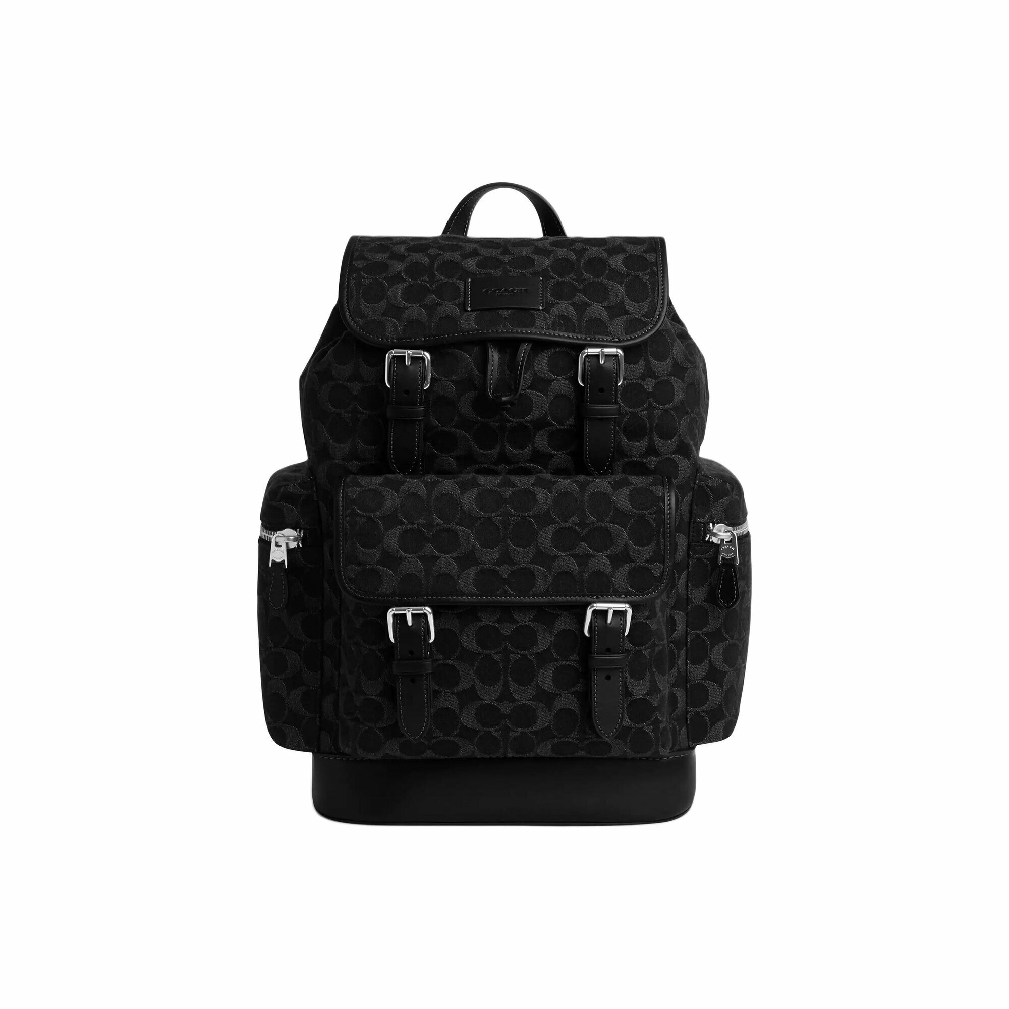 Сумка Coach SPRINT, фактура стеганая, черный — фото 1