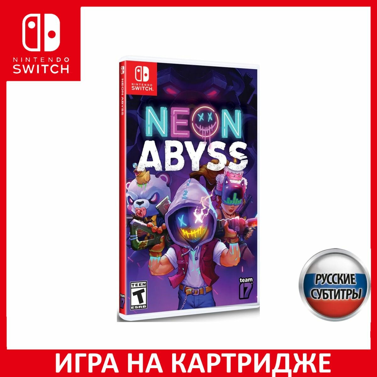 Игра Neon Abyss (Limited Run) Switch Русская Версия Картридж на Nintendo Switch