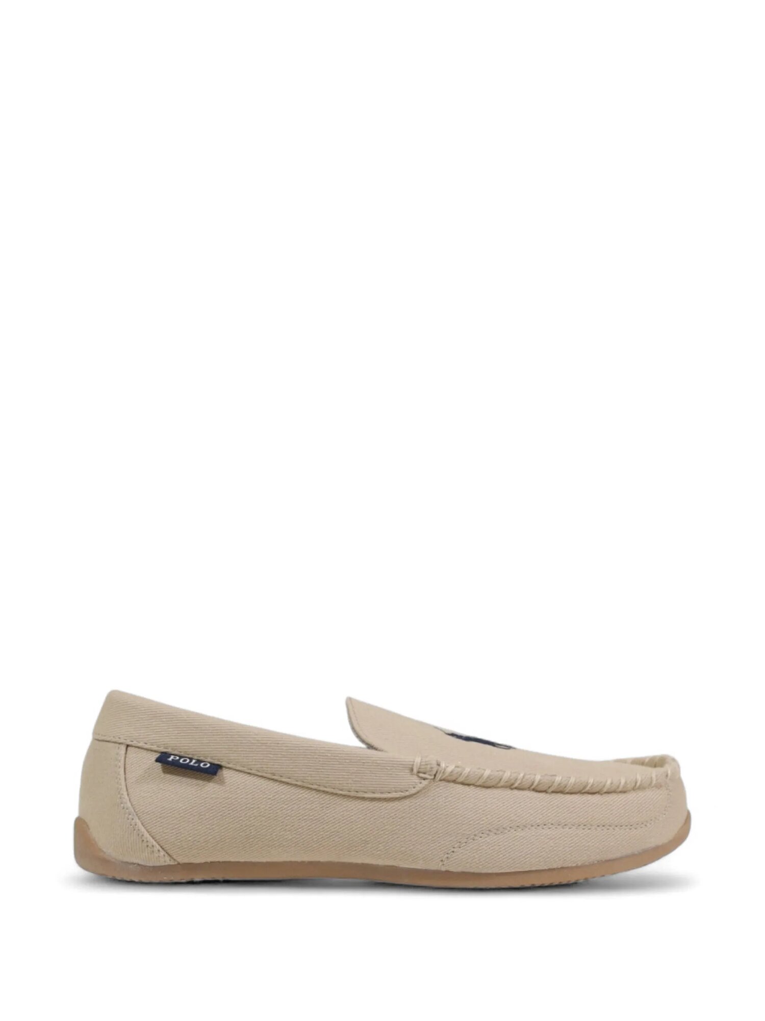 Лоферы Whipstitch-detail logo-embroidered loafers