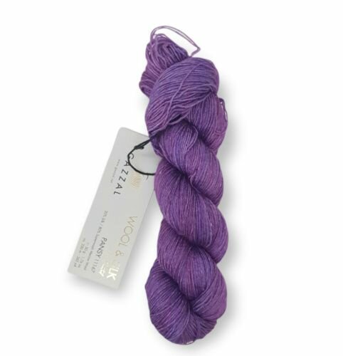 Пряжа Gazzal Wool&Silk 11167 (1 моток, 50г/330м) аметист