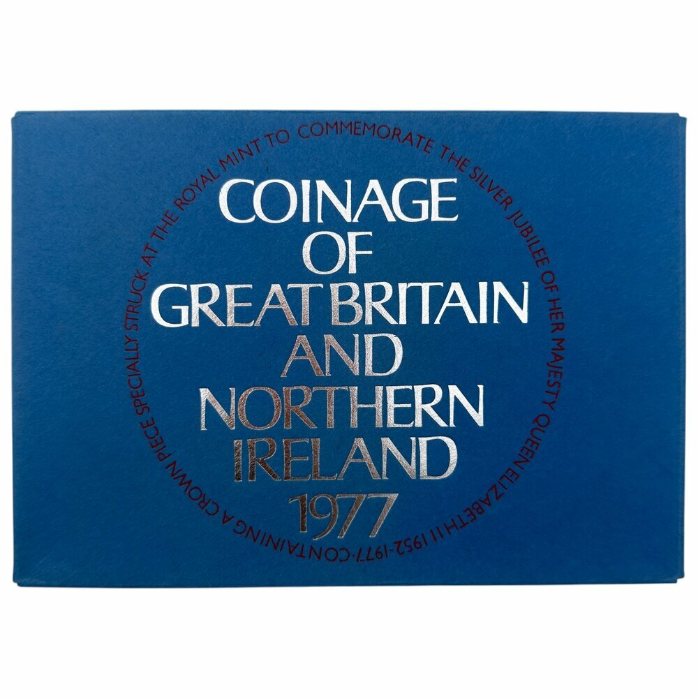 Великобритания набор 1/2, 1, 2, 5, 10, 25, 50 пенсов "Coinage of Britain & Northern Ireland" 1977 г.