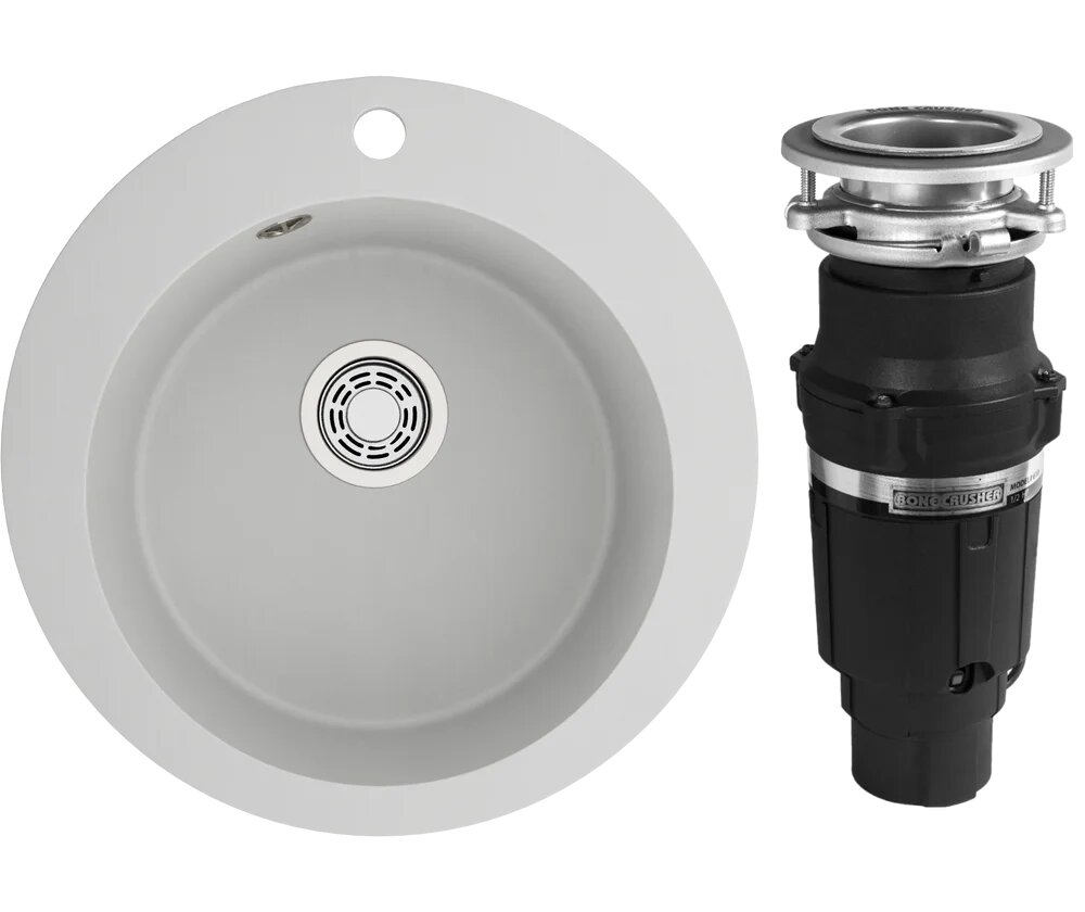 Комплект Мойка Emar Quartz EMQ-1475. C / Измельчитель Bone Crusher BC 610-AS