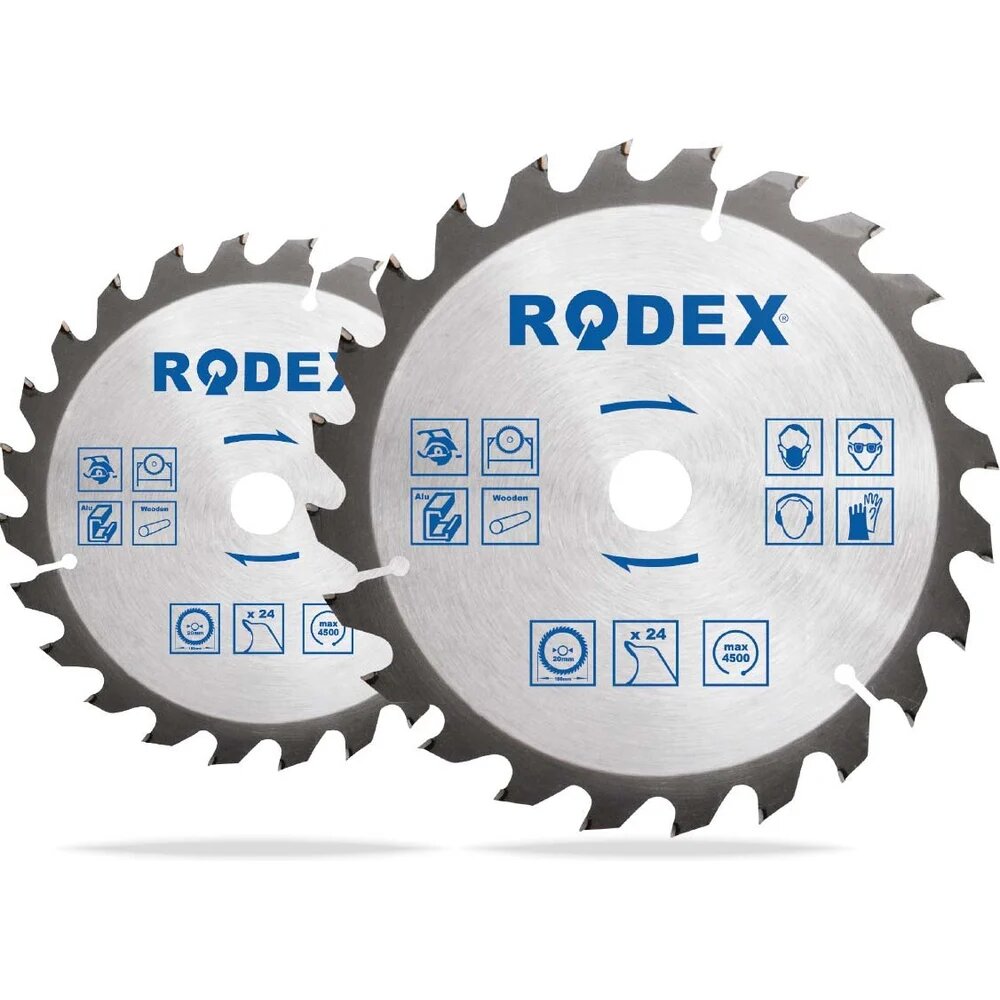 Пильный диск Rodex RTS40190, для циркулярных пил, продольный и поперечный рез