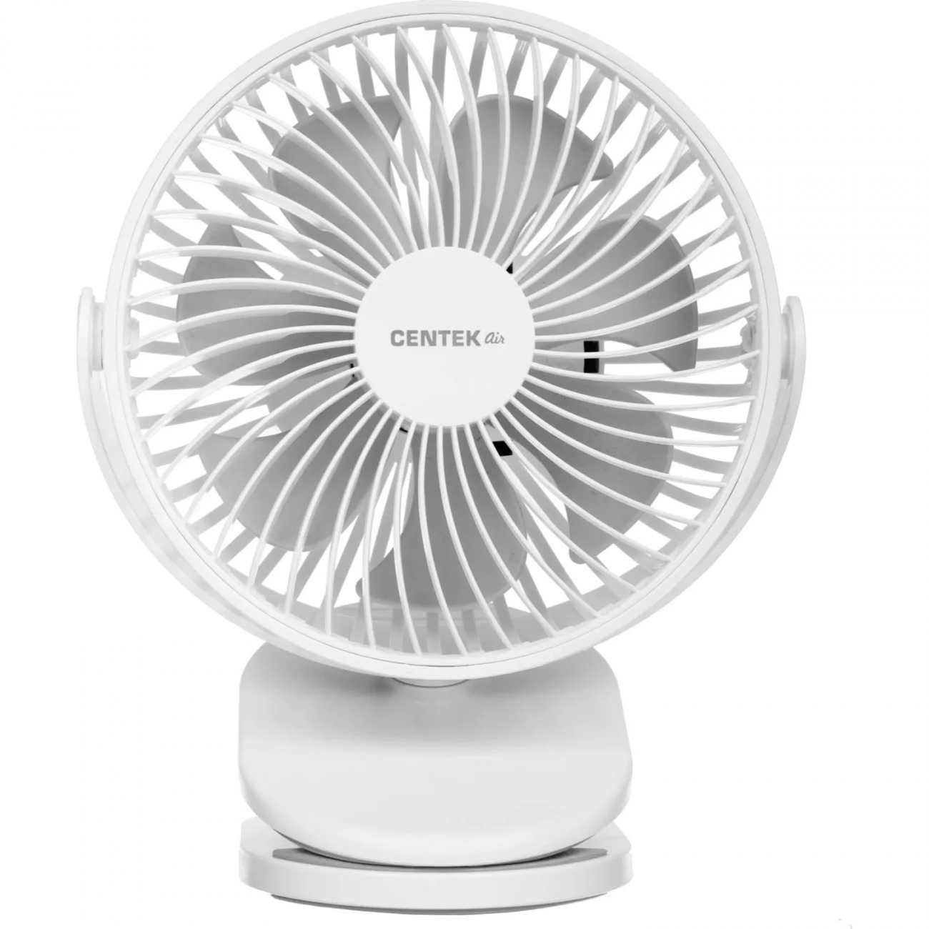 Вентилятор Centek CT-5045, настольный, аккум.1800мАч/5Вт/ 4ск/Клипса/Таймер8ч 2326564