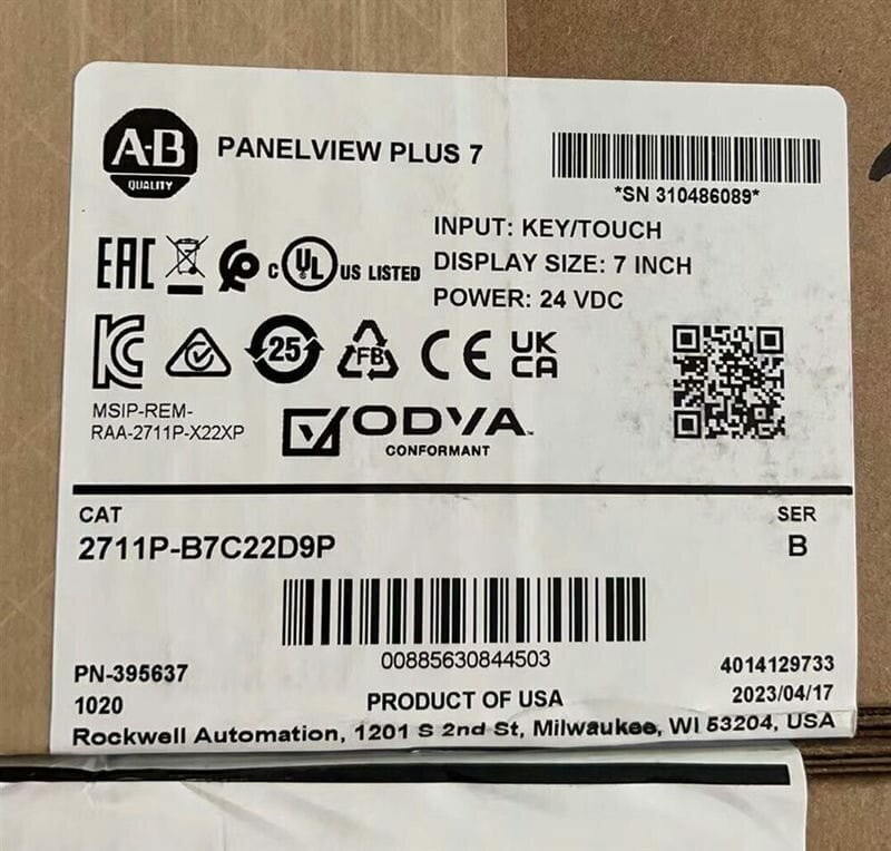 Модуль Allen-Bradley 2711P-B7C22D9P
