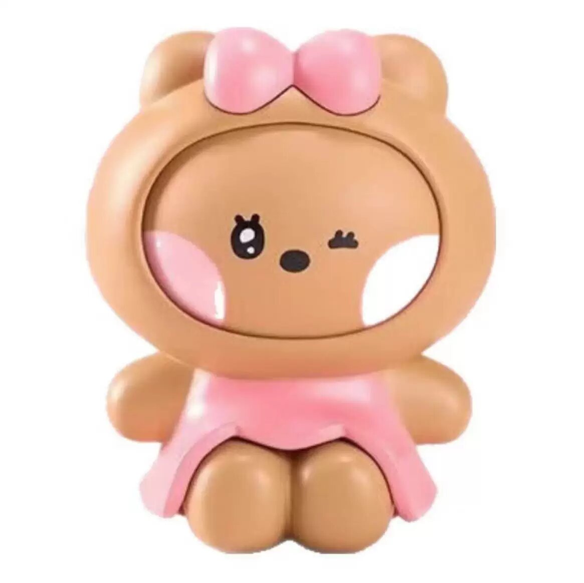 Коллекционная игрушка-фигурка лягушки LINE FRIENDS minini в закрытой упаковке, меняющая лицо Кукла с меняющимся лицом