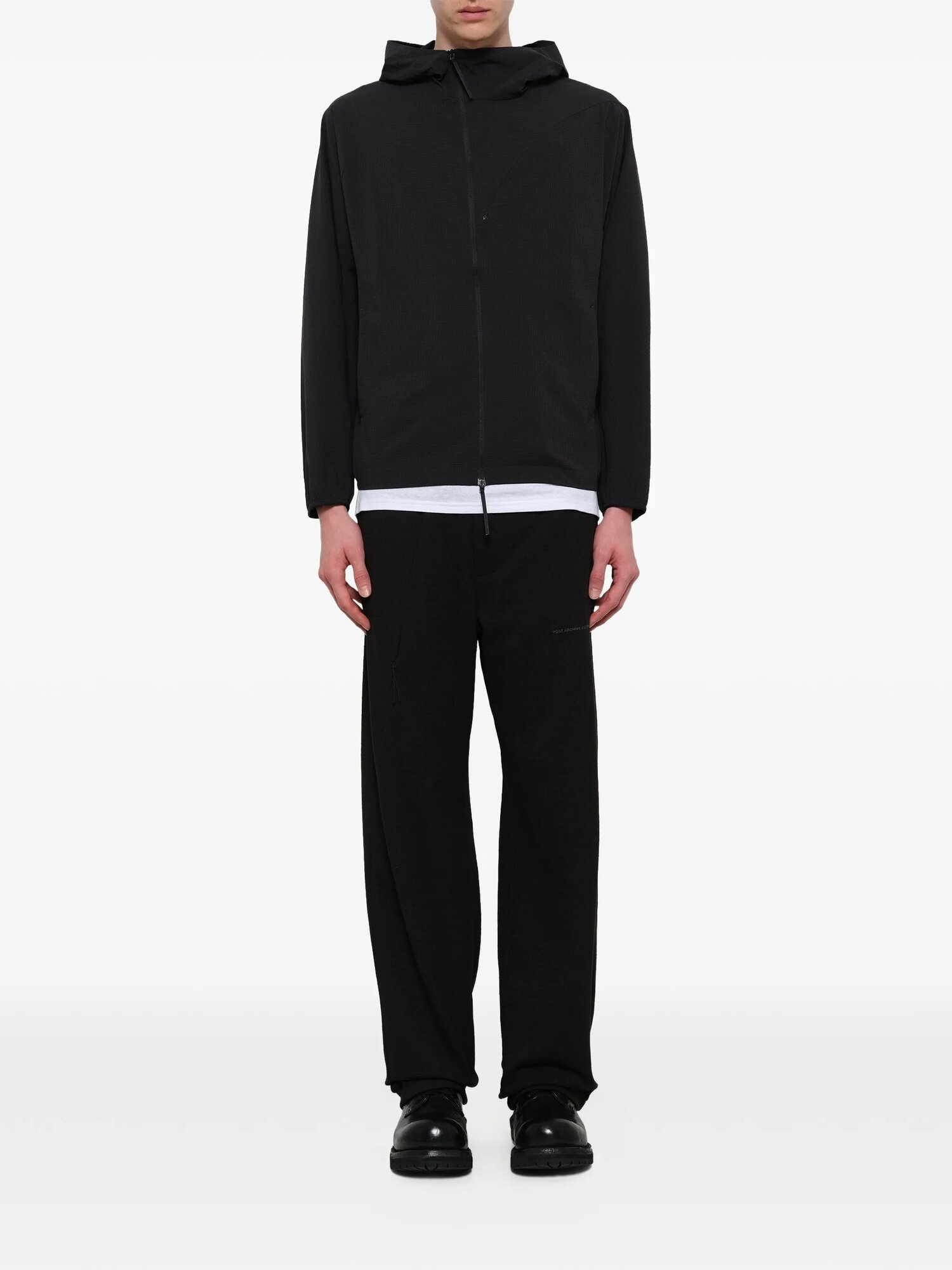 Куртка Post Archive Faction Zip-up hooded jacket, размер 52, black/black — фото 1