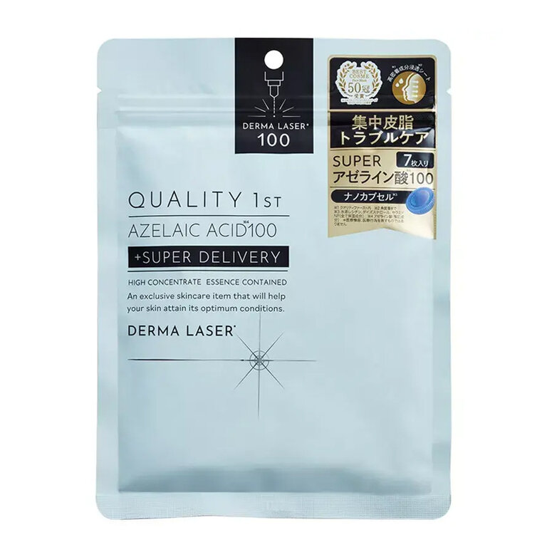 QUALITY FIRST DERMA LASER SUPER AZELAIC ACID100 Маска Япония 7 шт
