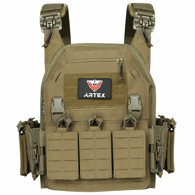 Тактический жилет Artex 1000D для активного отдыха с быстросъемным креплением (без вставок) 6094