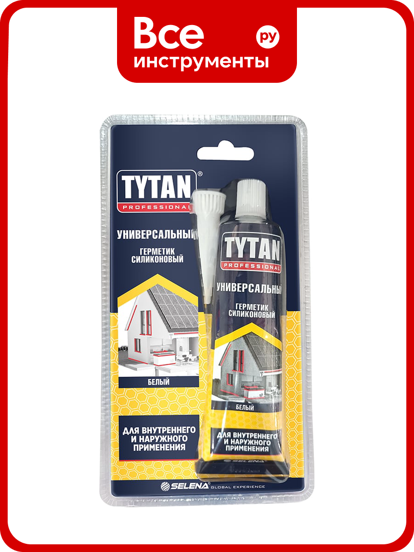 Силиконовый герметик TYTAN PROFESSIONAL универсальный, прозрачный, 85 мл 22605 270878