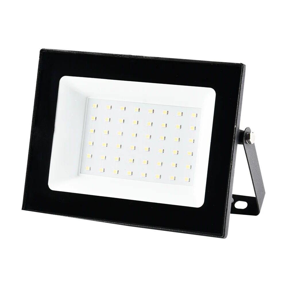 Прожектор светодиодный HiTT FL1-50W-IP65, 6500 К, 4200 Лм, черный 2010004