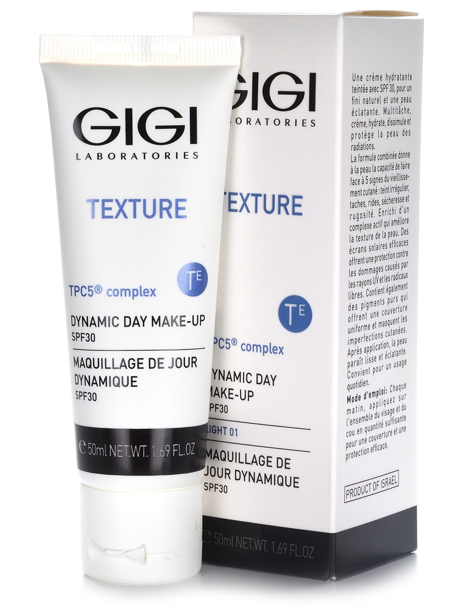 Тональный крем GiGi Texture DDM Dynamic Day Make-Up SPF30, Динамический дневной, 50 мл