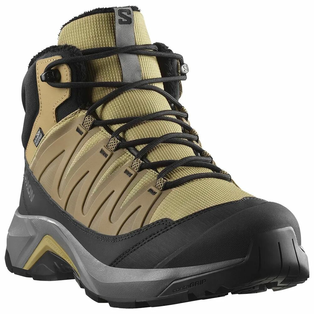 Ботинки хайкеры Salomon X-ADVENTURE COLDRUSH WP, размер RU 44 UK 10.5 USm 11 СМ 28.5, серый, бежевый, черный — фото 1