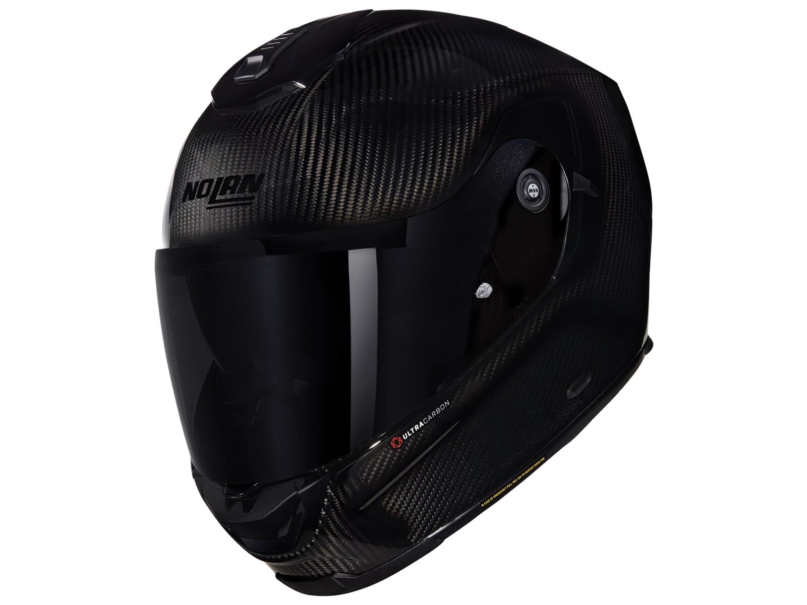 Мотошлем NOLAN X-903 ULTRA CARBON Puro Glossy 324, черный, размер 3XL