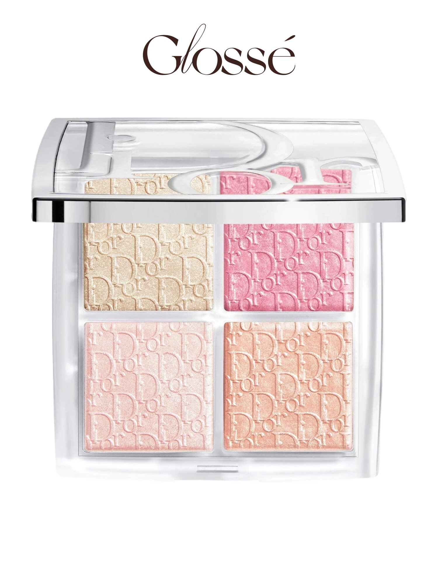 Dior Палетка хайлайтеров Backstage Glow Maximizer Face Palette, оттенок 004 Rose Gold Glow, 10 гр.