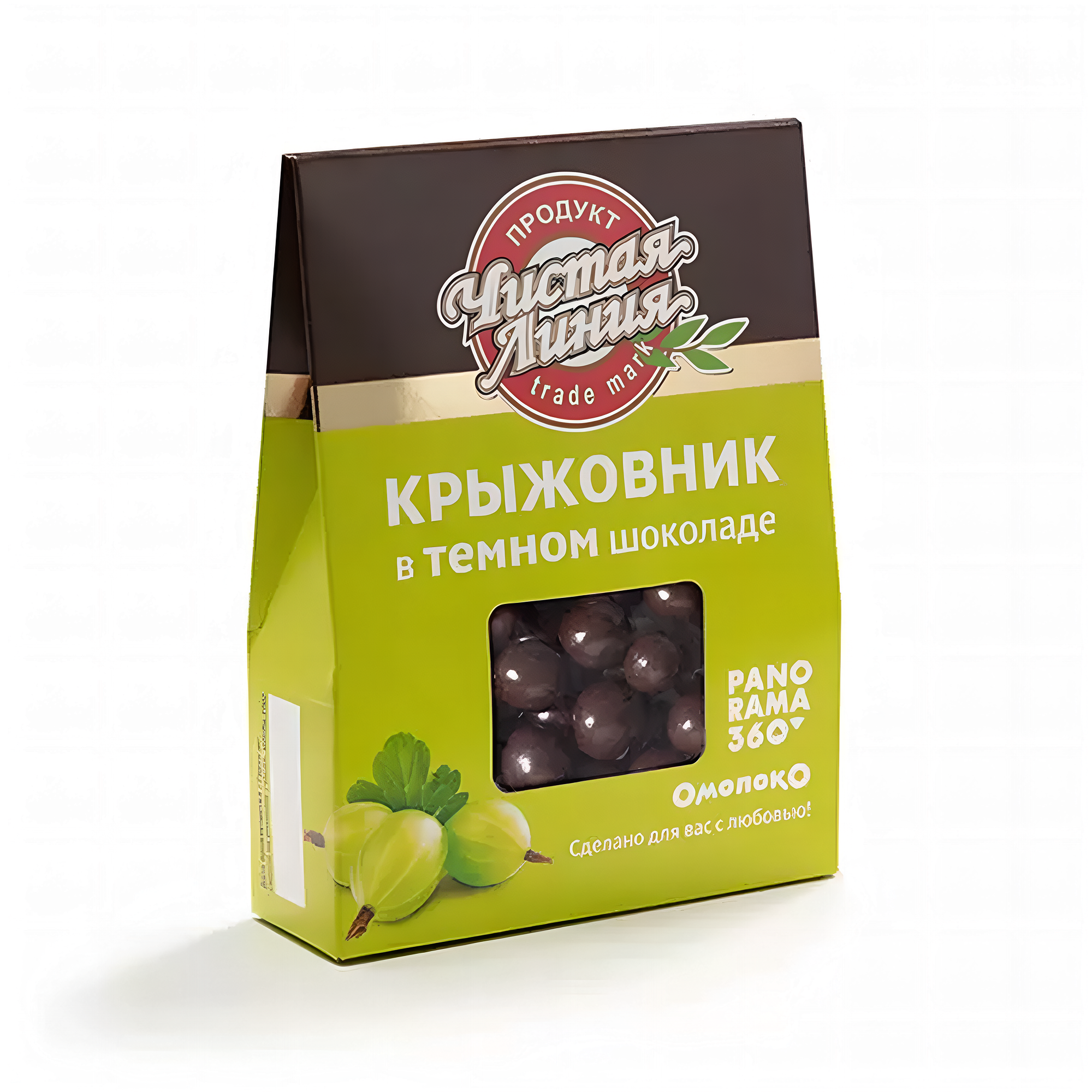 Драже Чистая Линия "Крыжовник в темном шоколаде", натуральный продукт, 100 г
