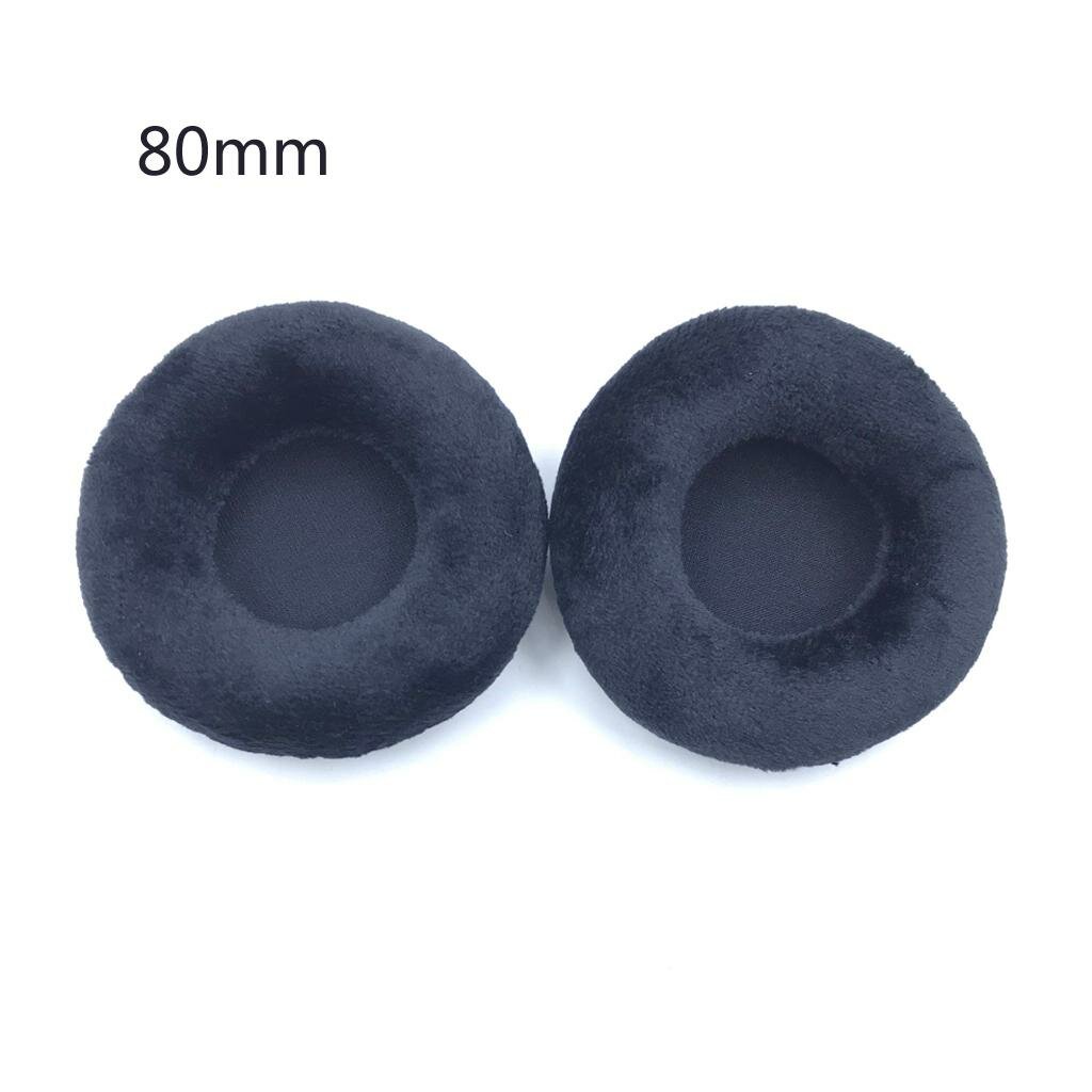 Велюровые амбушюры для наушников (2 шт.), 80mm