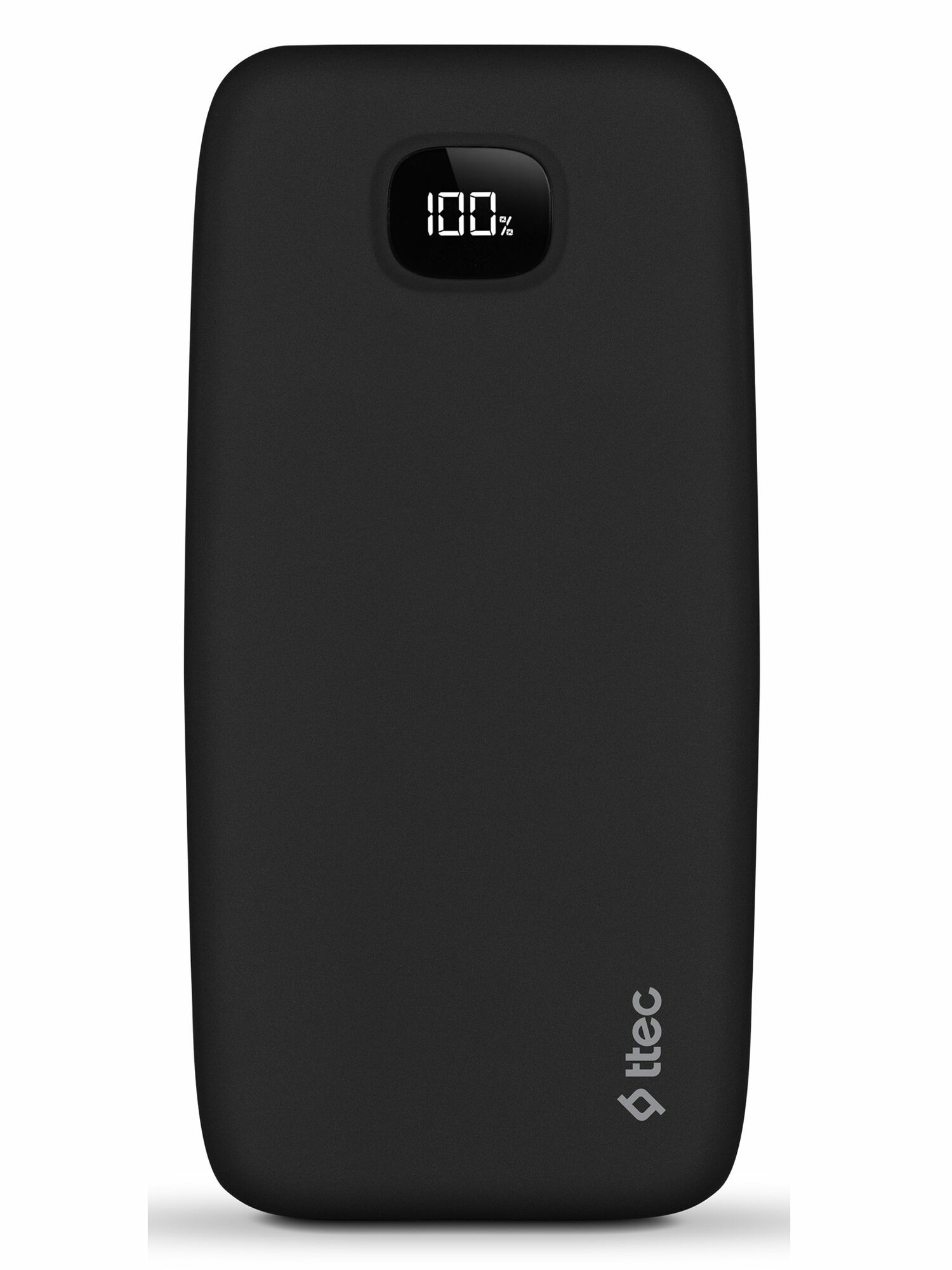 Внешний аккумулятор TTEC ChargeUp Pro LCD 20000mAh PD 20W Powerbank. Цвет: черный