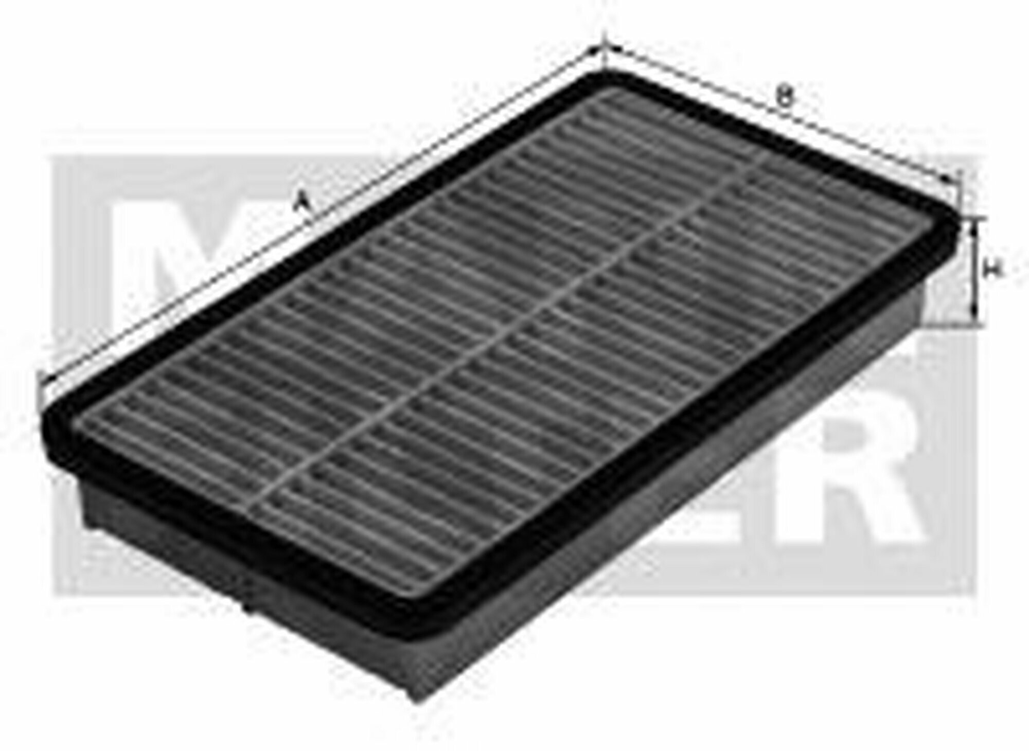 Фильтр воздушный MANN-FILTER C 2136/1