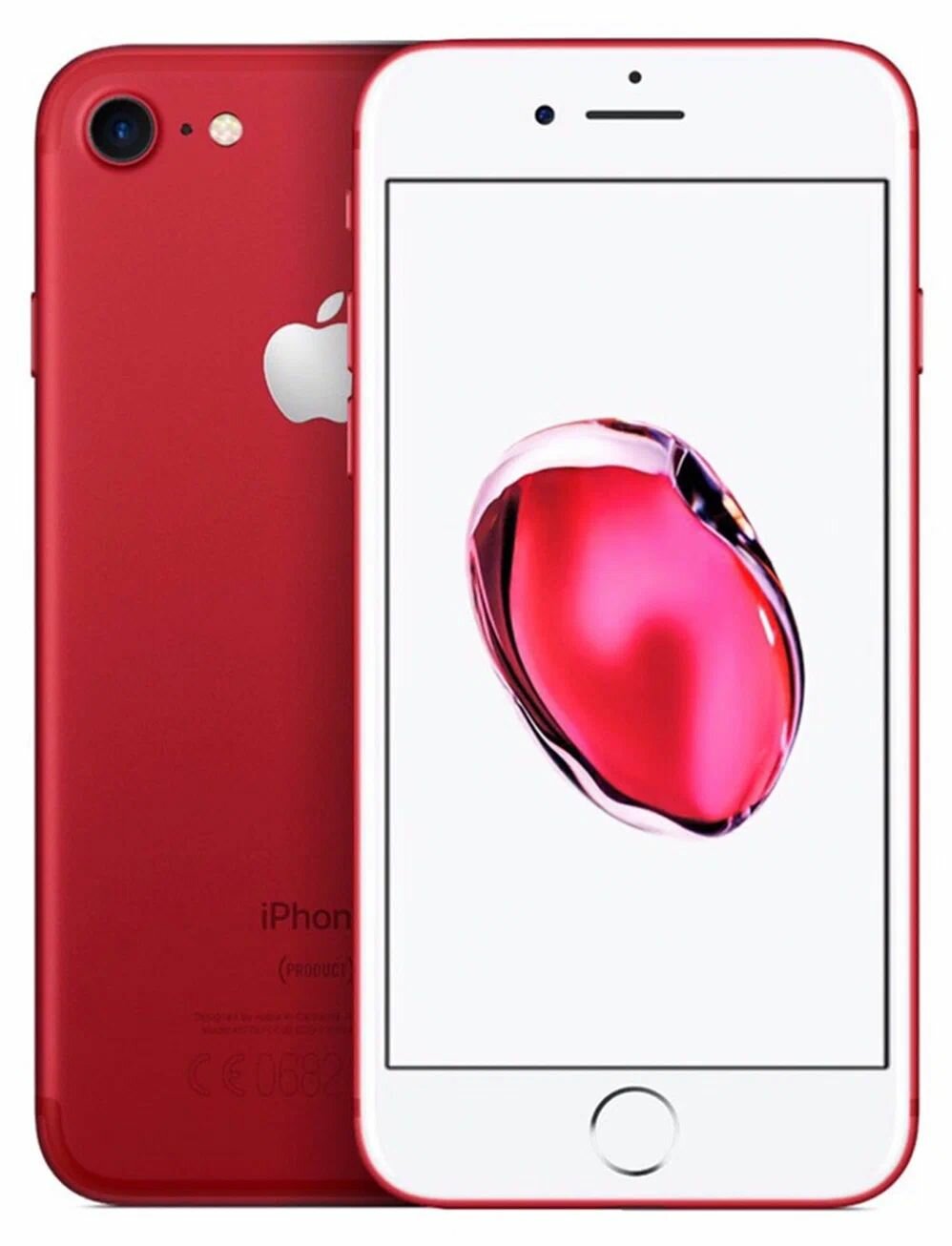 Apple Смартфон iPhone 7 128 ГБ, RAM - 2 ГБ, Цвет: красный, 1 Nano-Sim Ростест