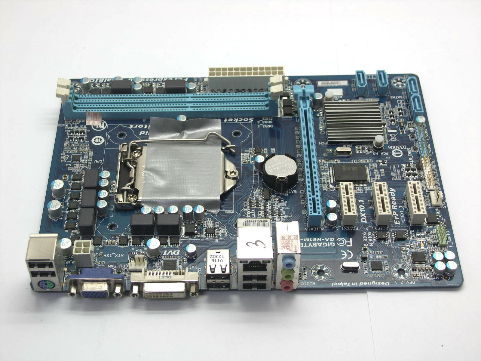 Материнская плата S-1155 GigaByte GA-H61M-DS2V PCI-E/2xDDR3/SVGA/DVI/GbLAN/Sb/mATX