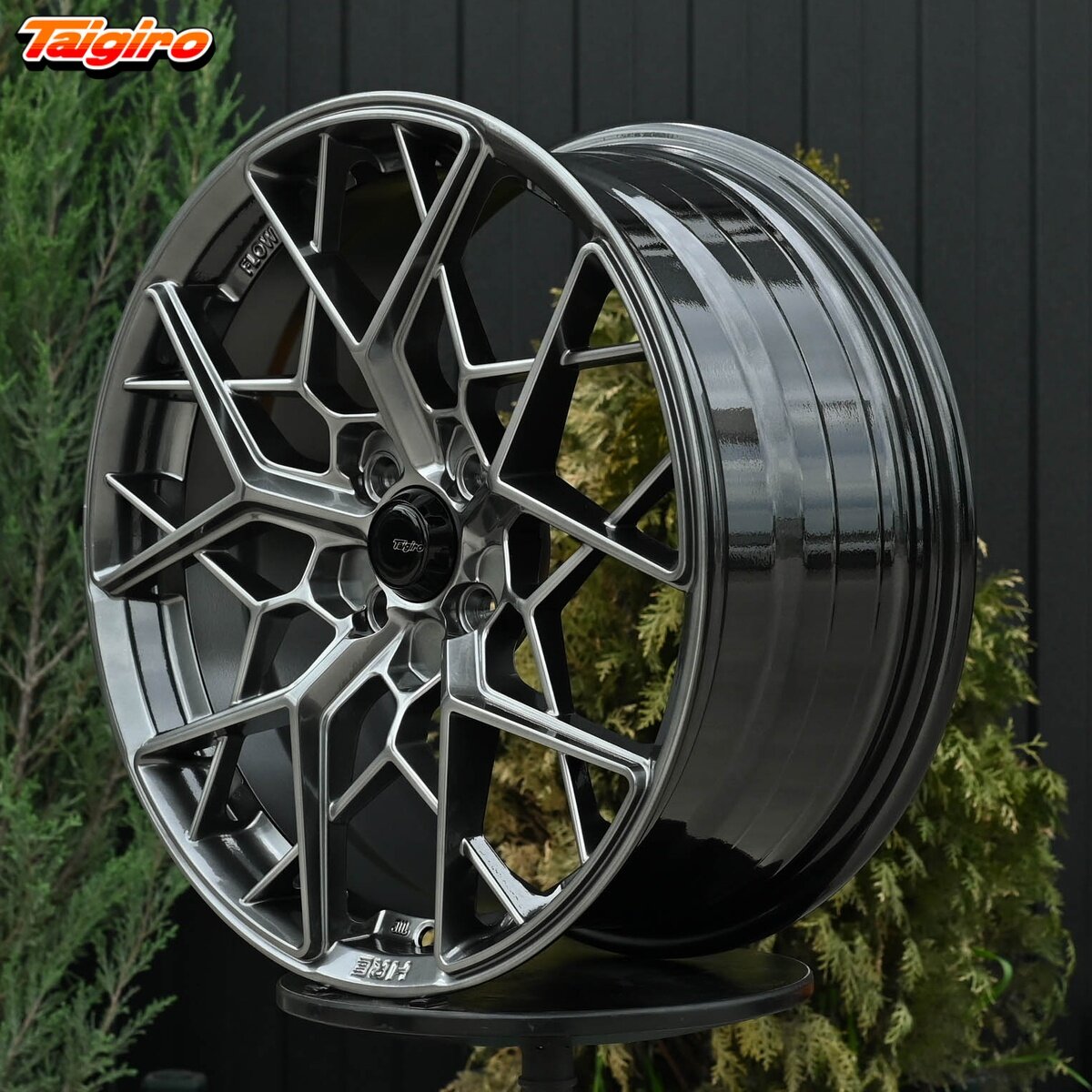 Комплект дисков R17 HRE FF10 Стиль 7.5J ET42 4*100 Темный хром (DX50)