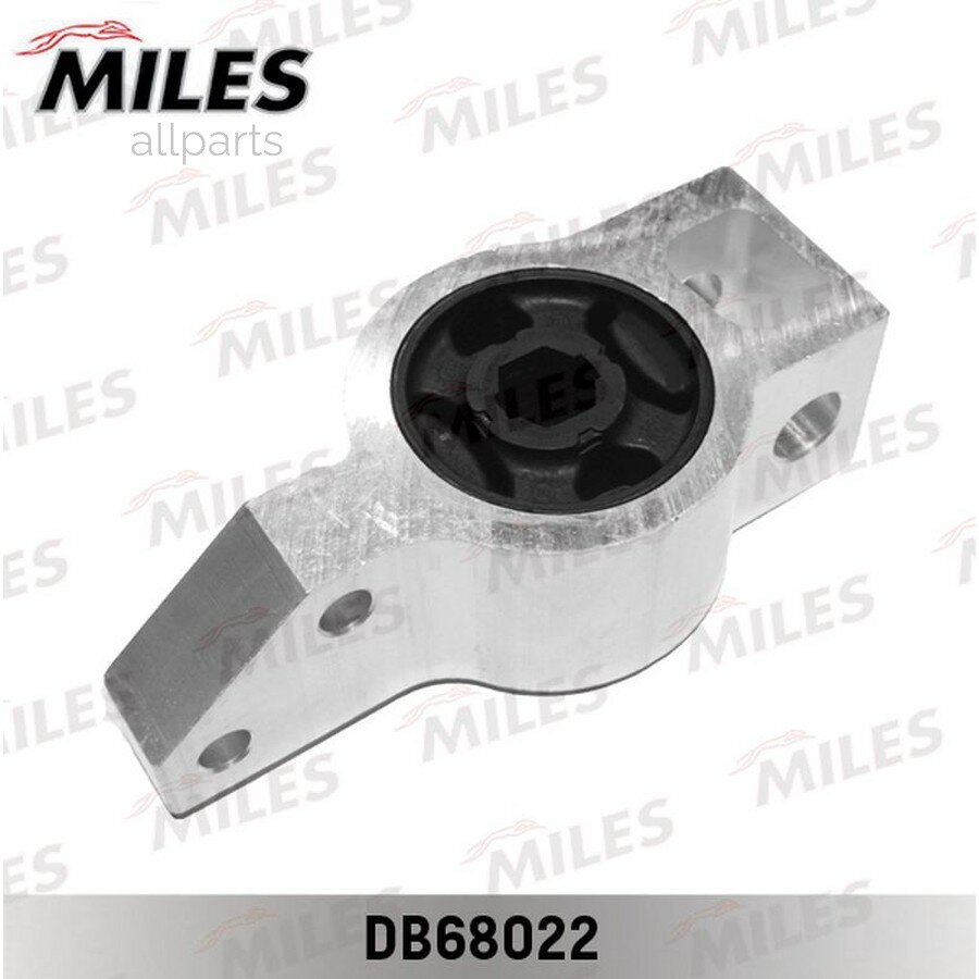 MILES DB68022 Сайлентблок рычага пер. подвески SKODA OCTAVIA VW GOLF V-VI задний правый с кронштейном