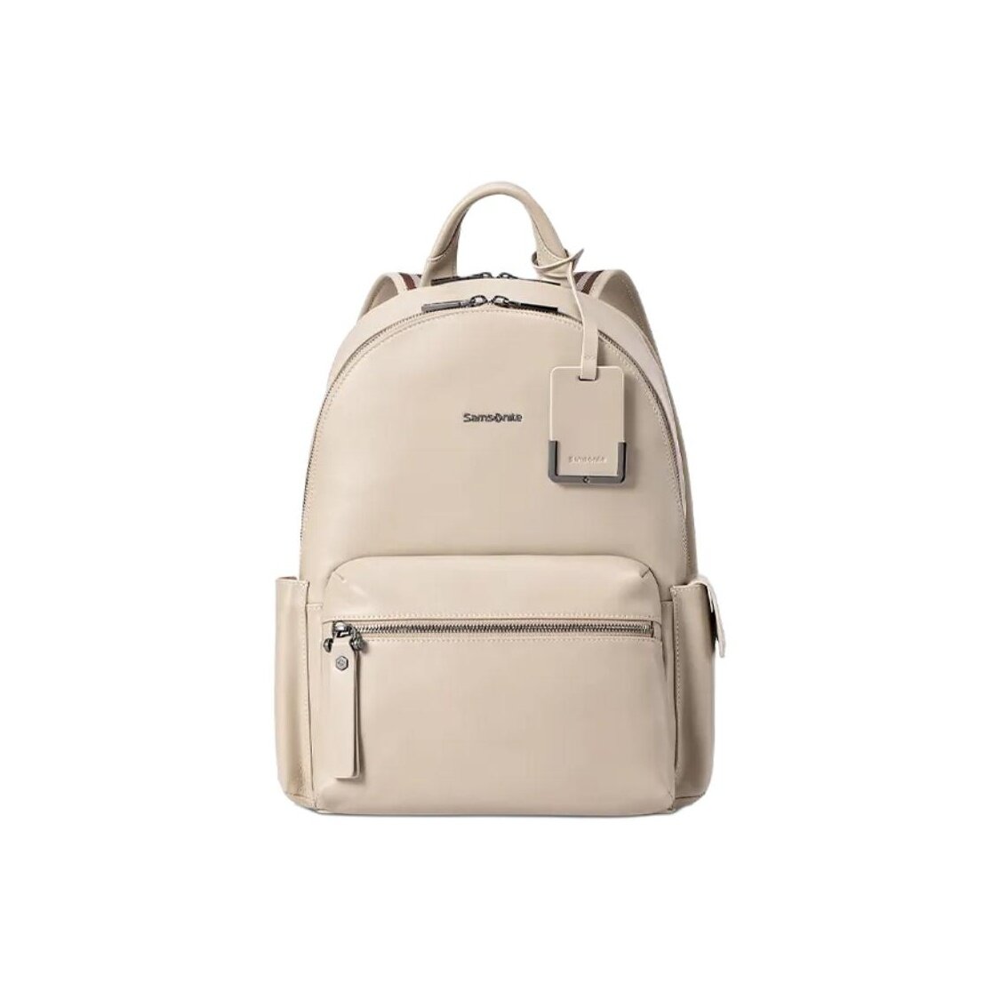 Сумка Samsonite, фактура стеганая, хаки — фото 1