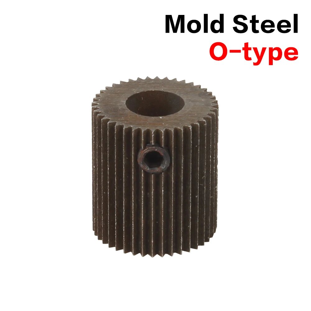 Шестерня подачи 3DSWAY для экструдера Mk7 MK8 MK10, 40 зубов, 5PCS, Mold steel O-type