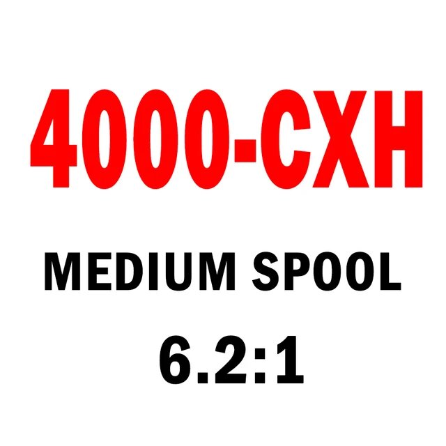Спиннинговая катушка DAIWA 4000-CXH, 6.2:1, Medium Spool