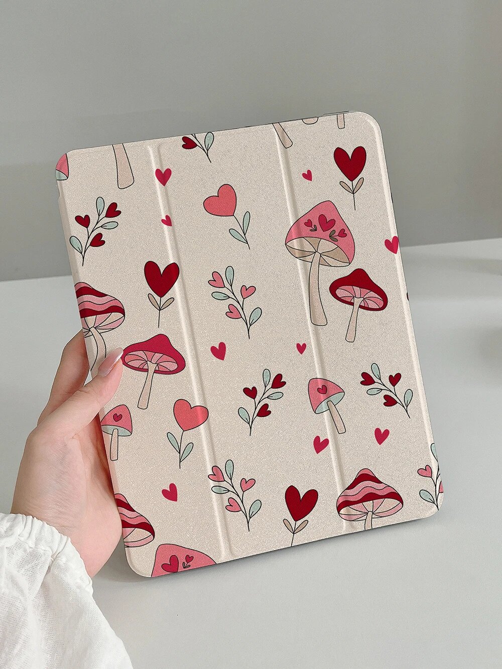 Кожаный чехол для iPad Pro 11", Air 5/4, iPad 10/8/9 Mushroom iPad10-10.9 inch