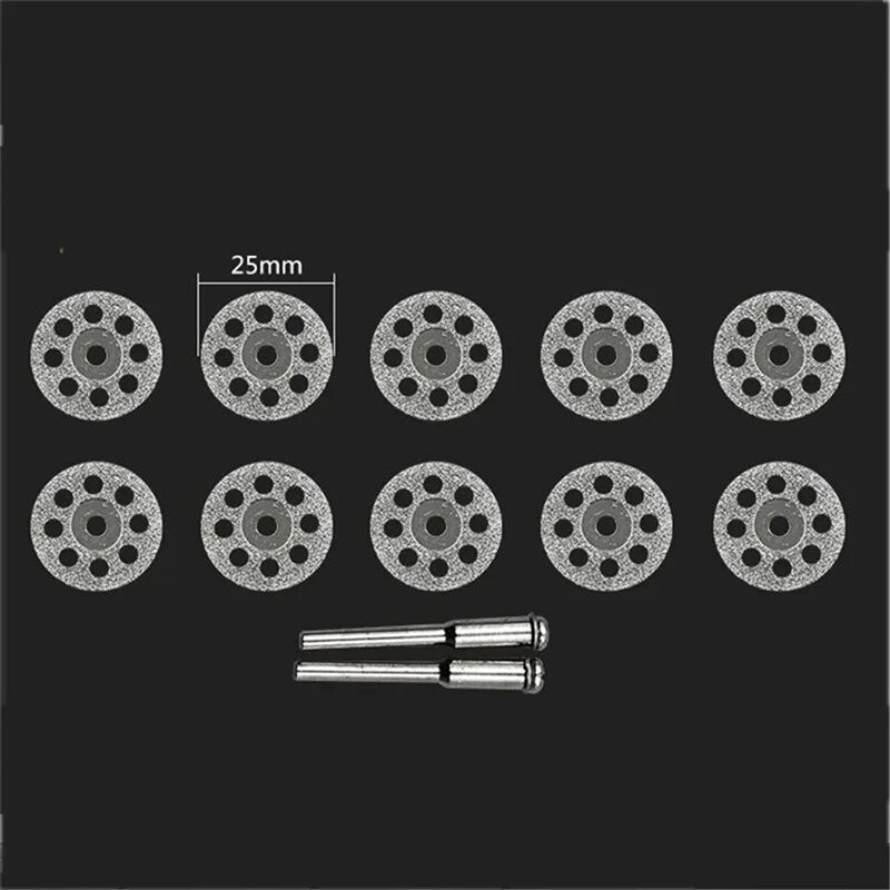 Алмазные отрезные диски 25mm для Dremel, 10 шт.