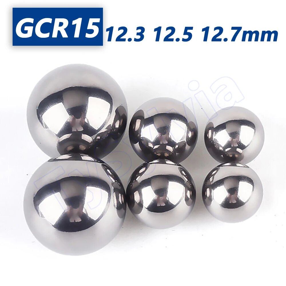 Прецизионные шарики из стали GCR15 12.3 мм, 12.5 мм, 12.7 мм 20Pcs, 12.5mm