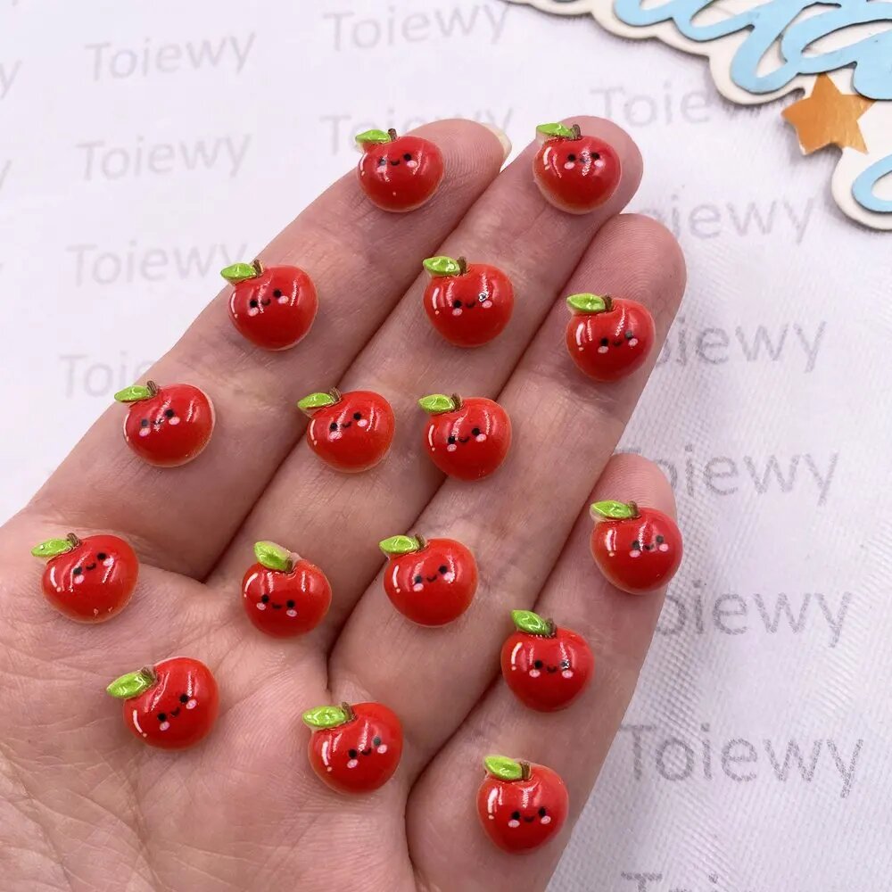 Фигурки фруктов Toiewy из резины 60 шт. Красный, 8
