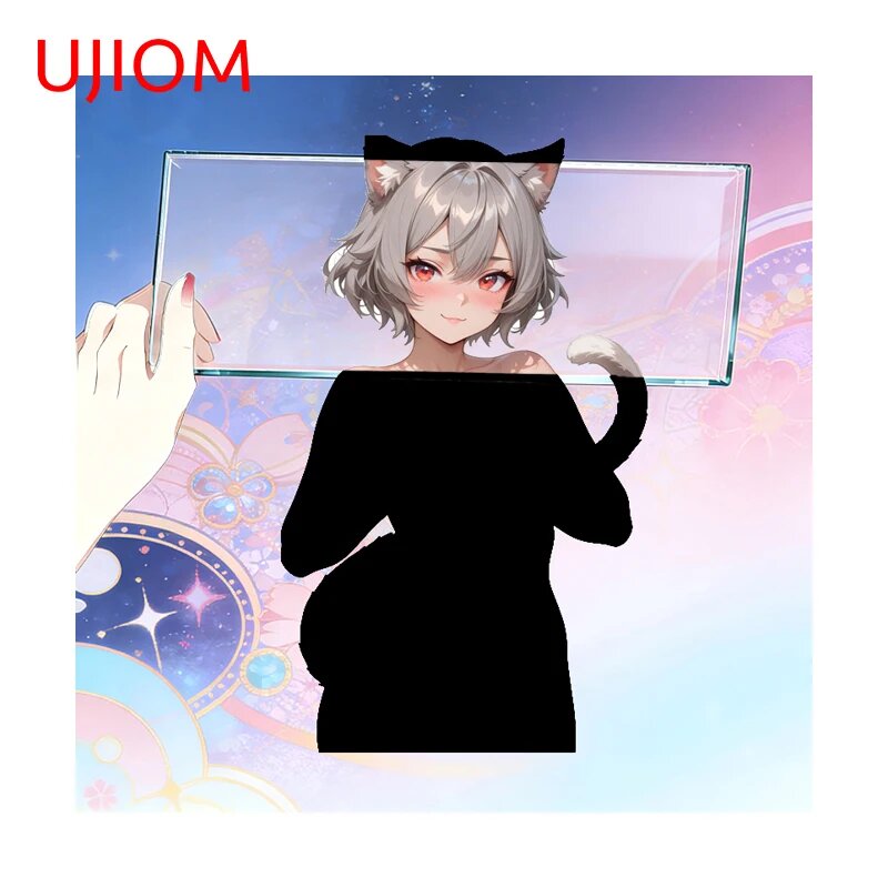 Наклейка на стену UJIOM Waifu Furry 13cm