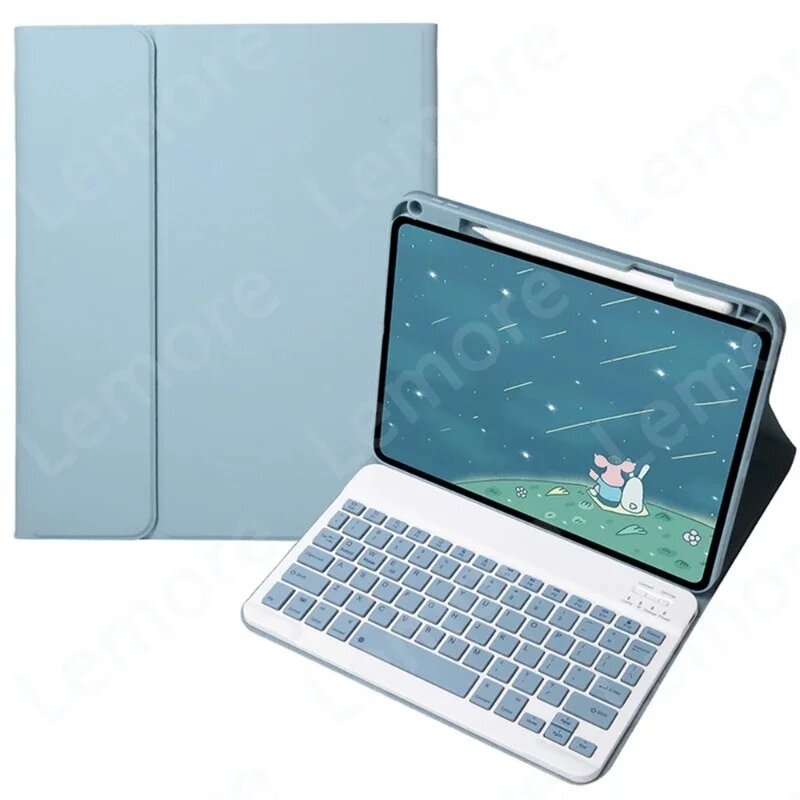 Чехол-клавиатура Xiaomi Poco Pad M1 12.1" misty blue