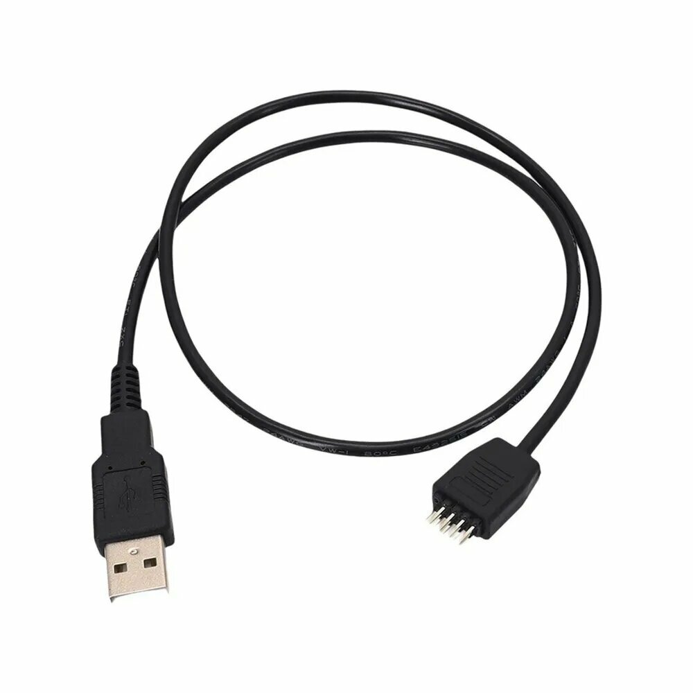 Кабель с 9-контактным USB-разъемом, кабель USB 2.0 Type A Male для материнской платы, адаптер USB2.0 9PIN