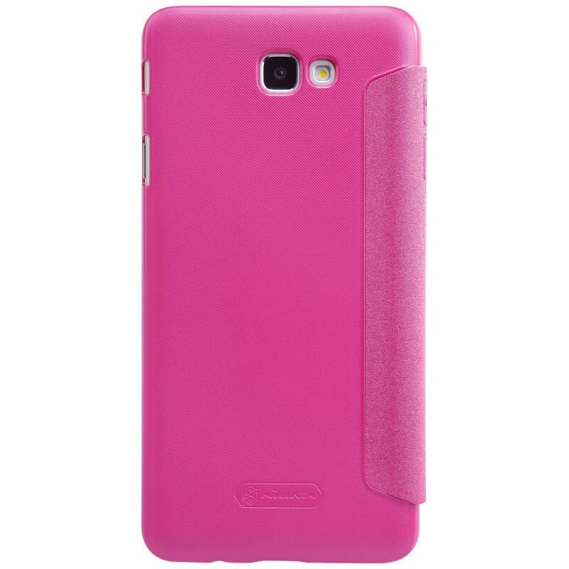 Чехол книжка Nillkin Sparkle для Samsung Galaxy J7 Prime (On7 2016), красный