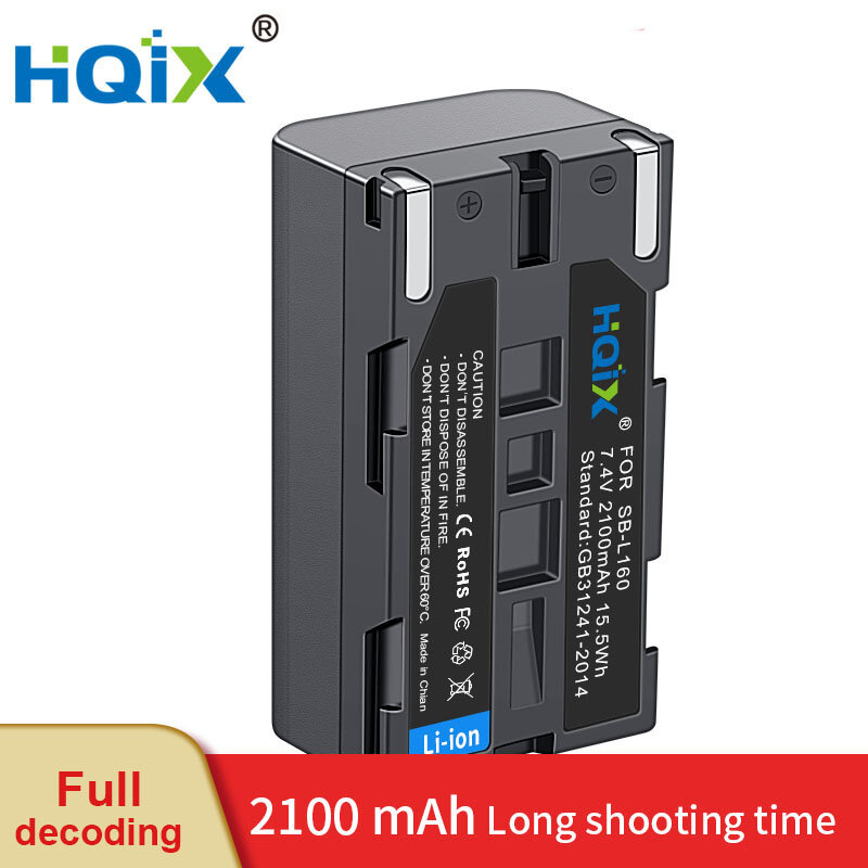 HQIX для Samsung VP-L850 L900 SCD55 M50 M51 M52 M53 M54 W60 W61 W63 W70 W71 W75 W80 W87 W90 W97 камера SB-L160 зарядное устройство Аккумулятор