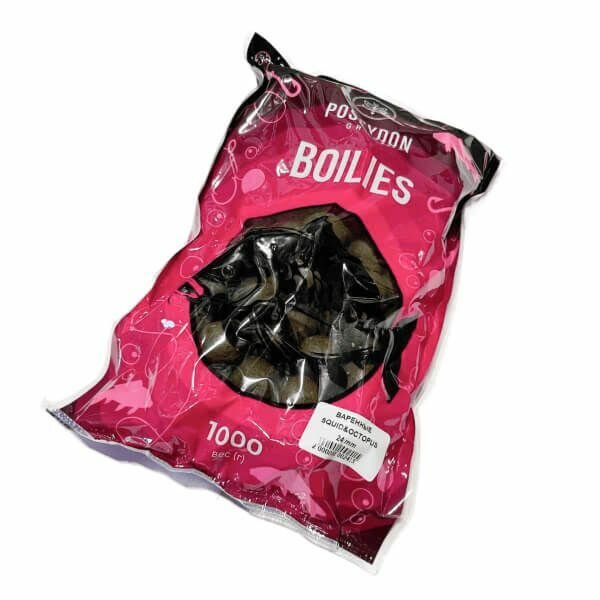 Бойлы вареные Poseydon Squid&Octopus 24 мм 1000 г.