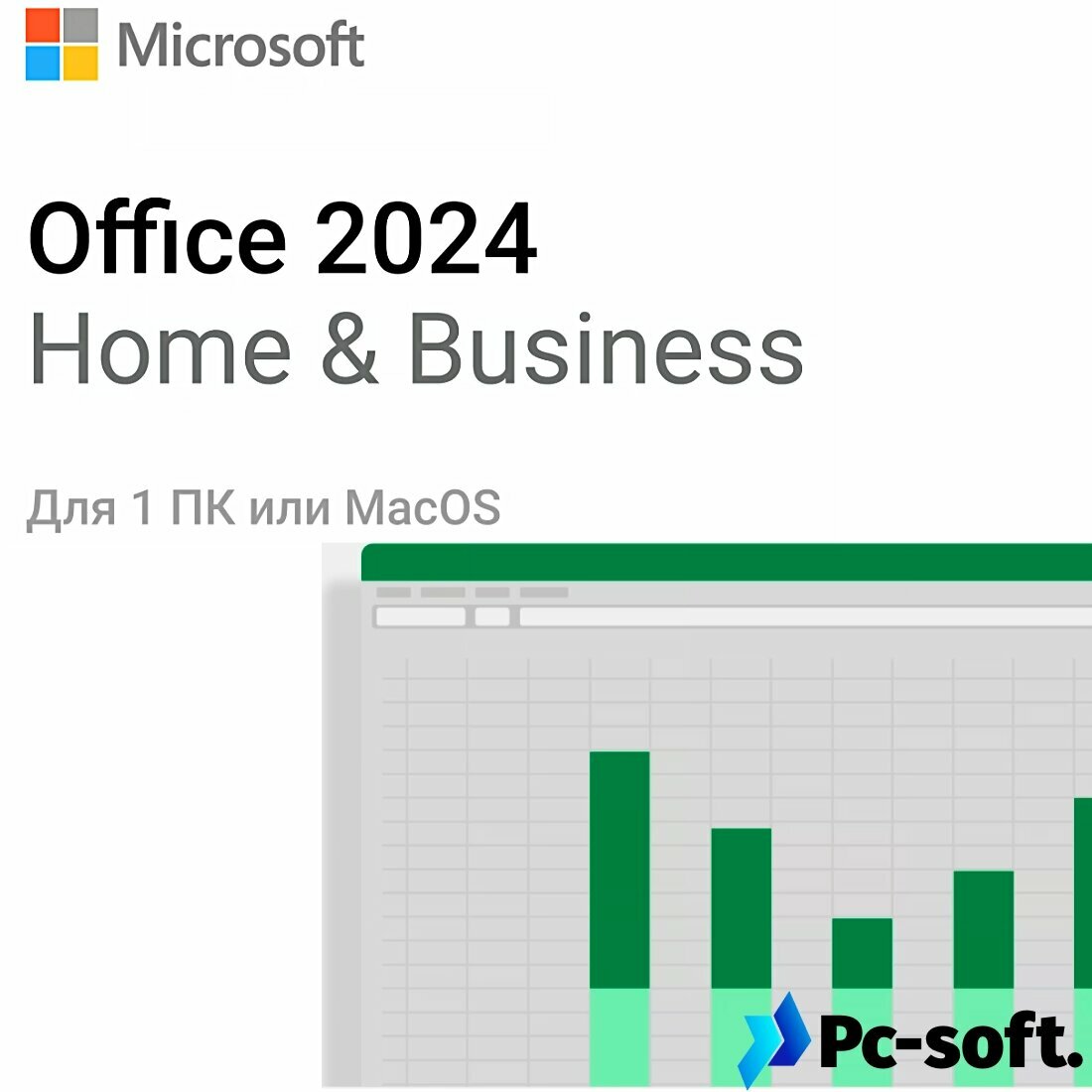 Microsoft Office 2024 Home & Business, бессрочная лицензия