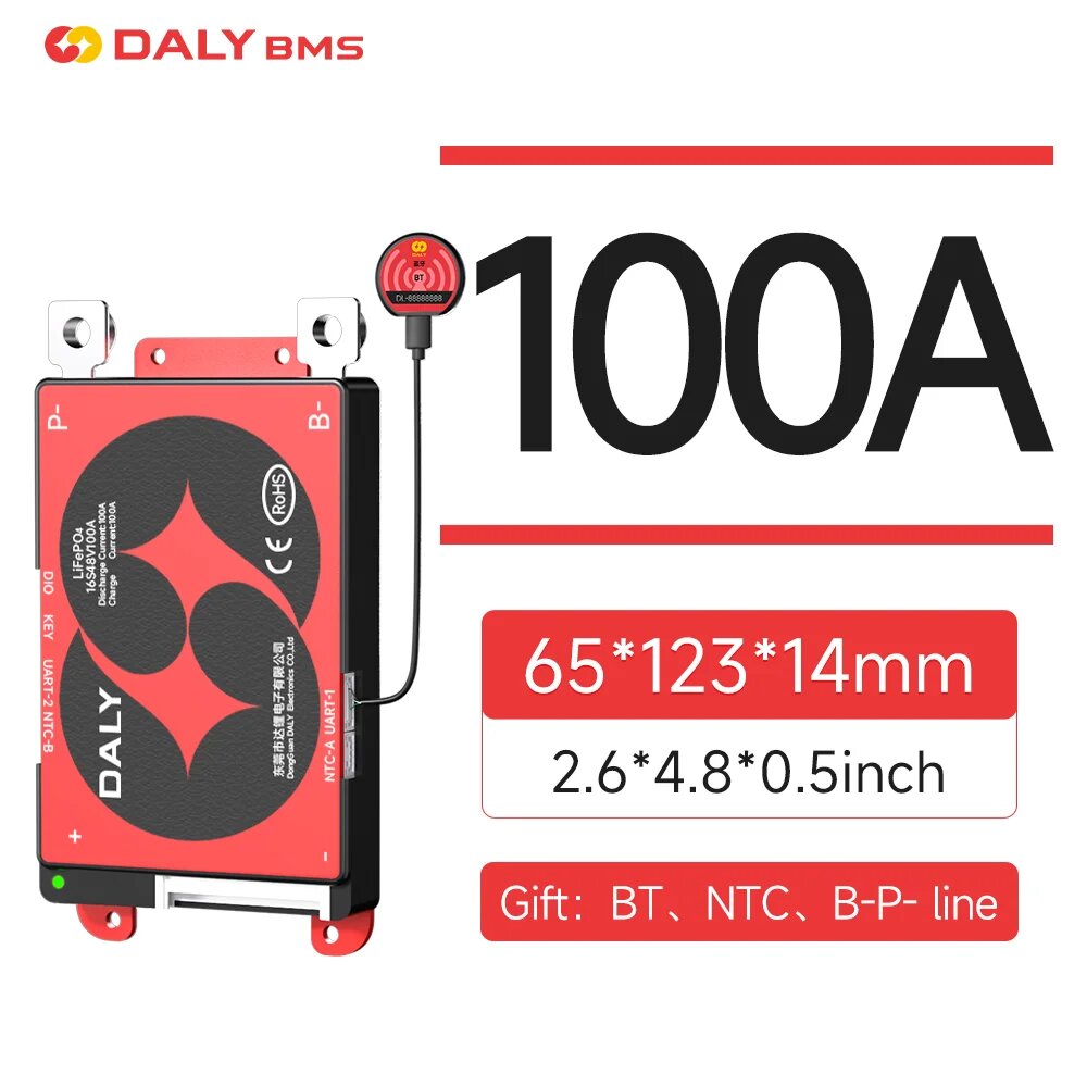 Daly 16S 48V 100A BMS CAN