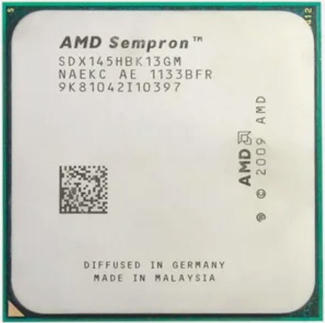 CPU AMD SEMPRON 145 BOX (SDX145H) 2.8 GHz/1core/ 1 Mb/45W/ 4000MHz Socket AM3