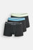 Трусы CALVIN KLEIN LOW RISE TRUNK Classic Fit, комплект из 3 шт., размер M, черн...