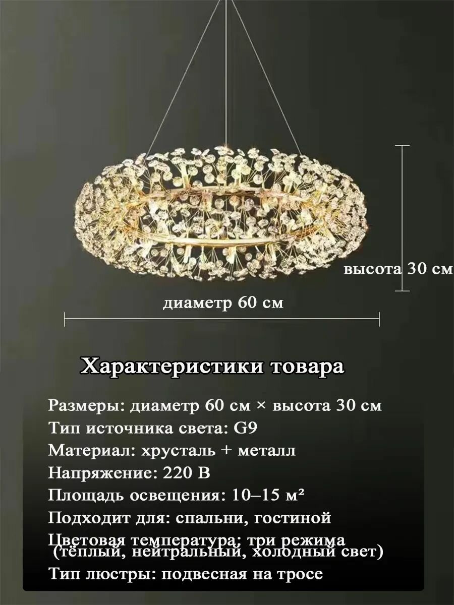 Люстра одуванчик — фото 1
